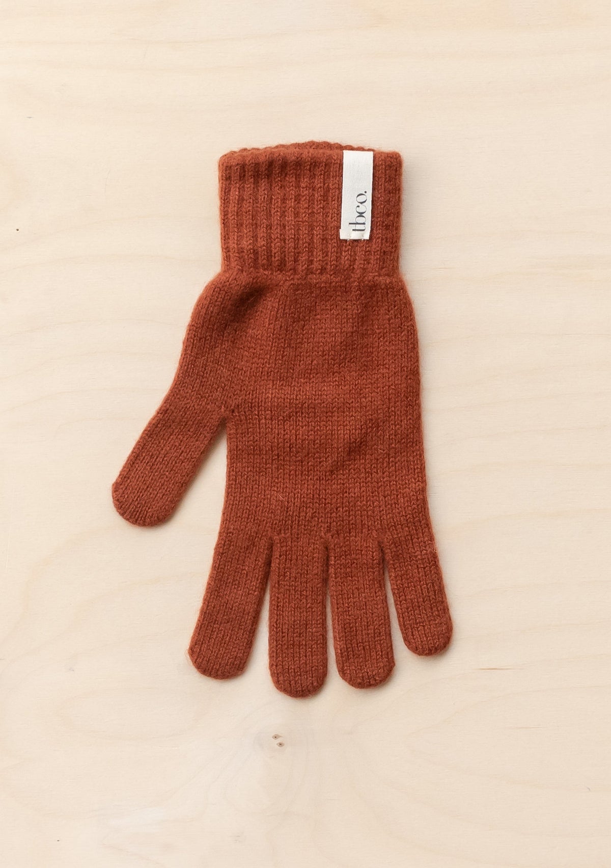 Cashmere & Merino Gloves in Rust – TBCo
