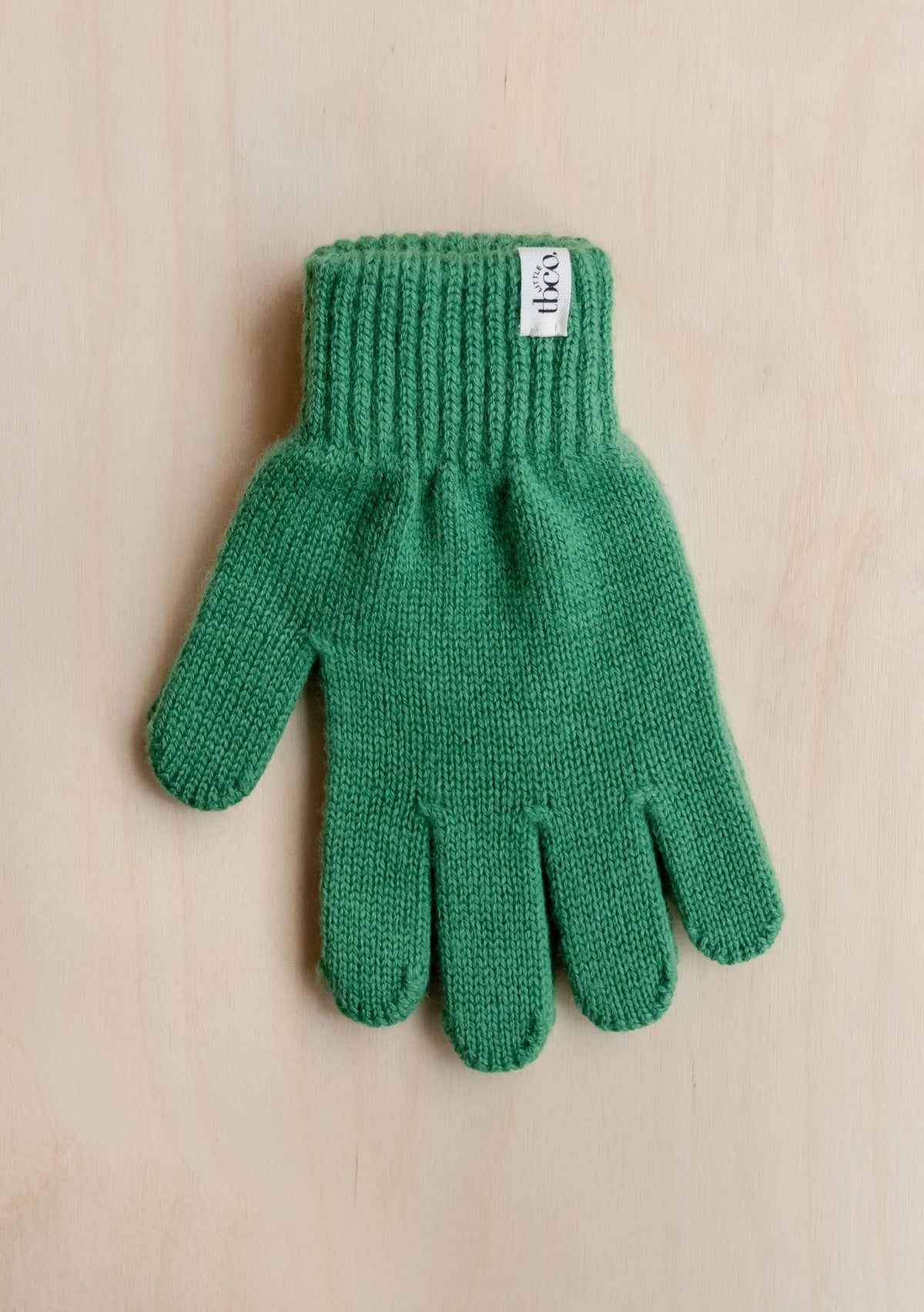 Merino Wool Kids Gloves in Green – TBCo